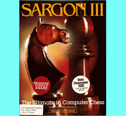 Commdore Amiga Old Computer Chess Game Collection - Sargon III