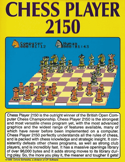 Atari ST Old Computer Chess Game Collection - Chess Player 2150