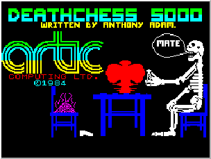 Spectrum 48K - Old Home Computer Chess Games Collection - Death Chess 5000
